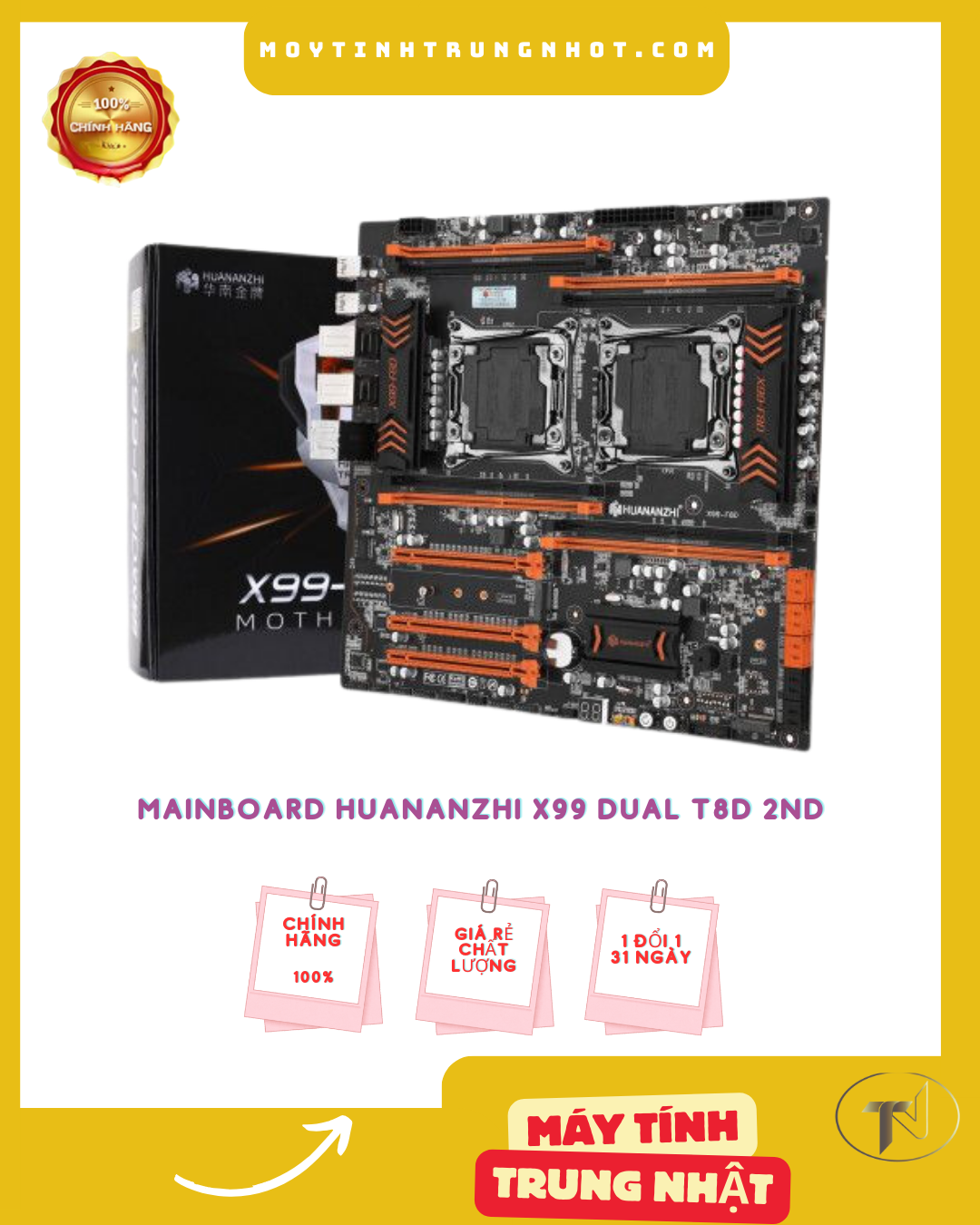 Mainboard Huananzhi X99 Dual T8D 2ND