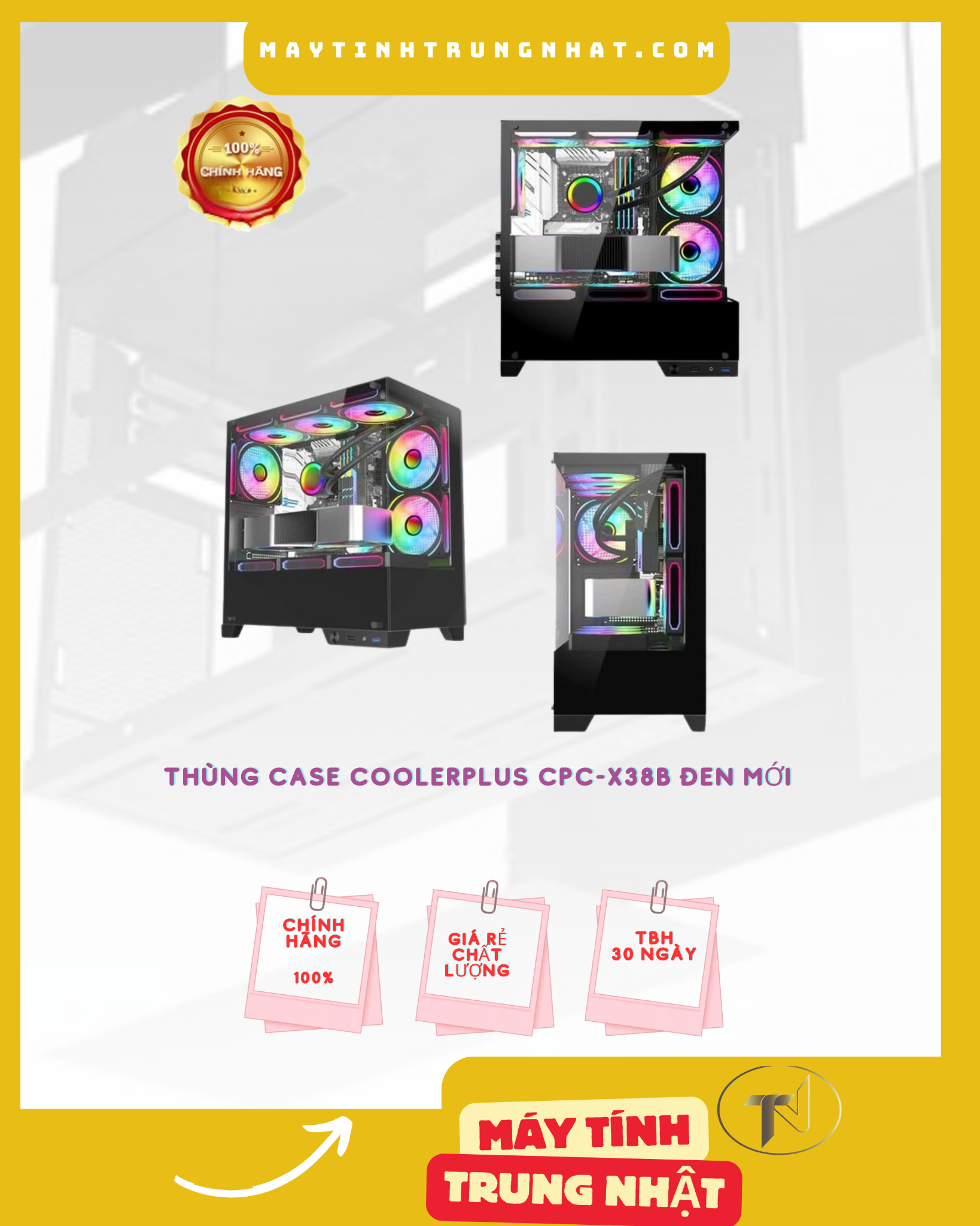 Thùng Case Coolerplus CPC-X38B