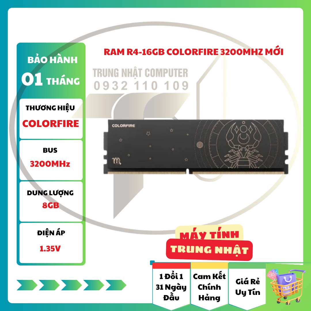 Ram COLORFIRE R4-8Gb Bus 3200 Mới