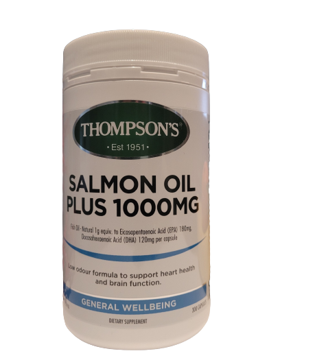 Viên uống dầu cá hồi Thompson's Salmon oil plus 1000mg - 300 viên ...