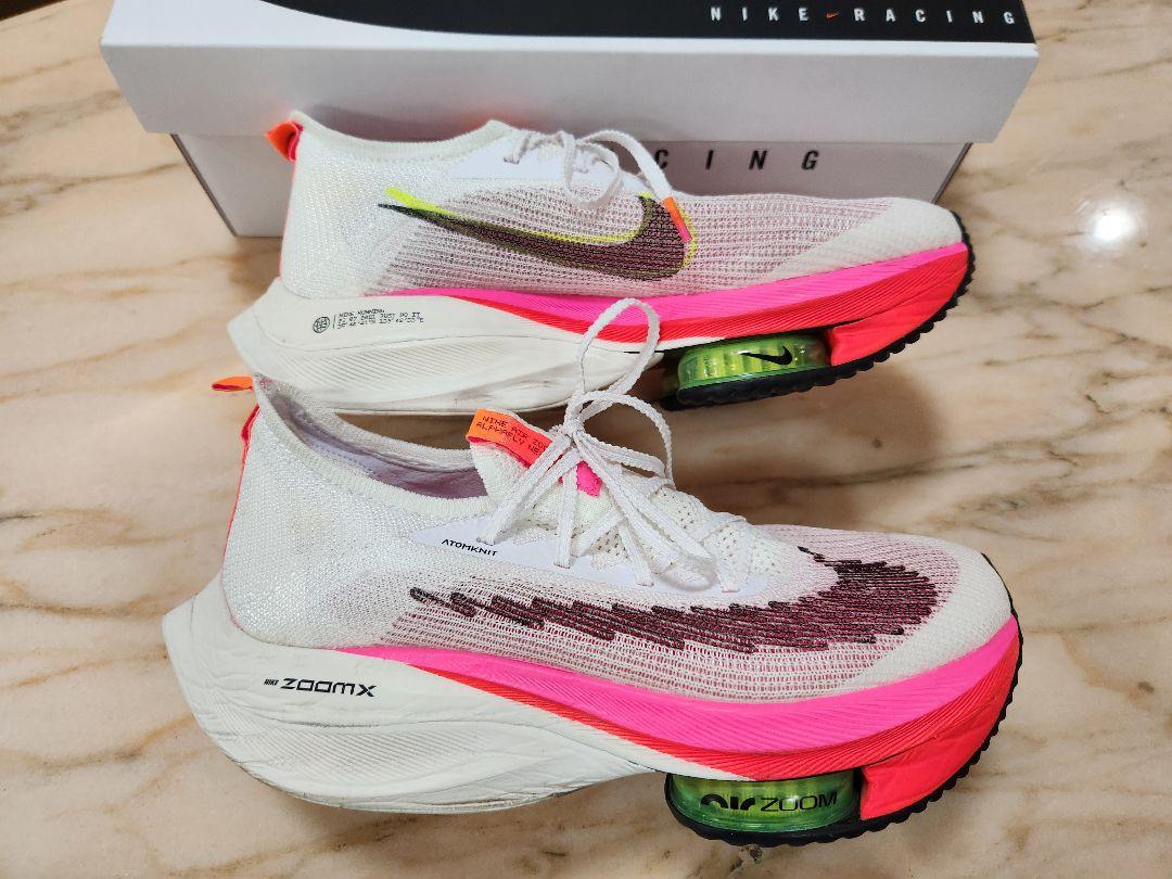 [2hand] : Giày Nike Alphafly Next% 1 trắng pink size 41