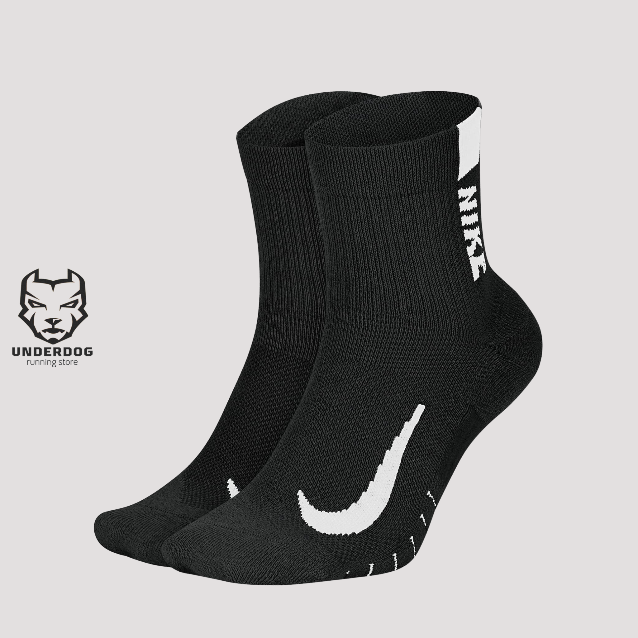 Tất chạy Nike Running Ankle Socks màu đen