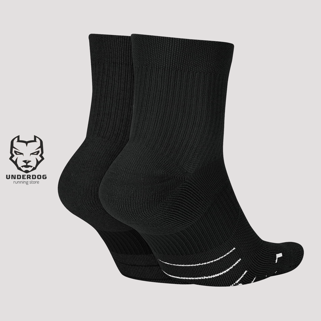 Tất chạy Nike Running Ankle Socks màu đen