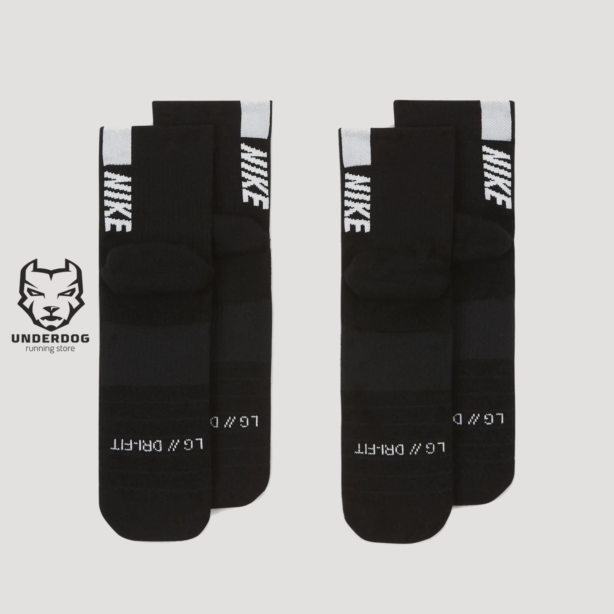 Tất chạy Nike Running Ankle Socks màu đen