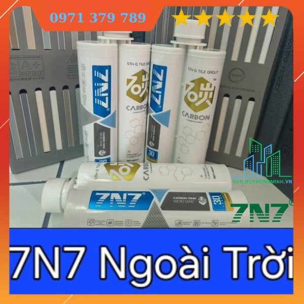 ( Dòng ngoài trời) Keo chít mạch 7N7 Epoxy Hai Thành Phần - Keo Chà Ro