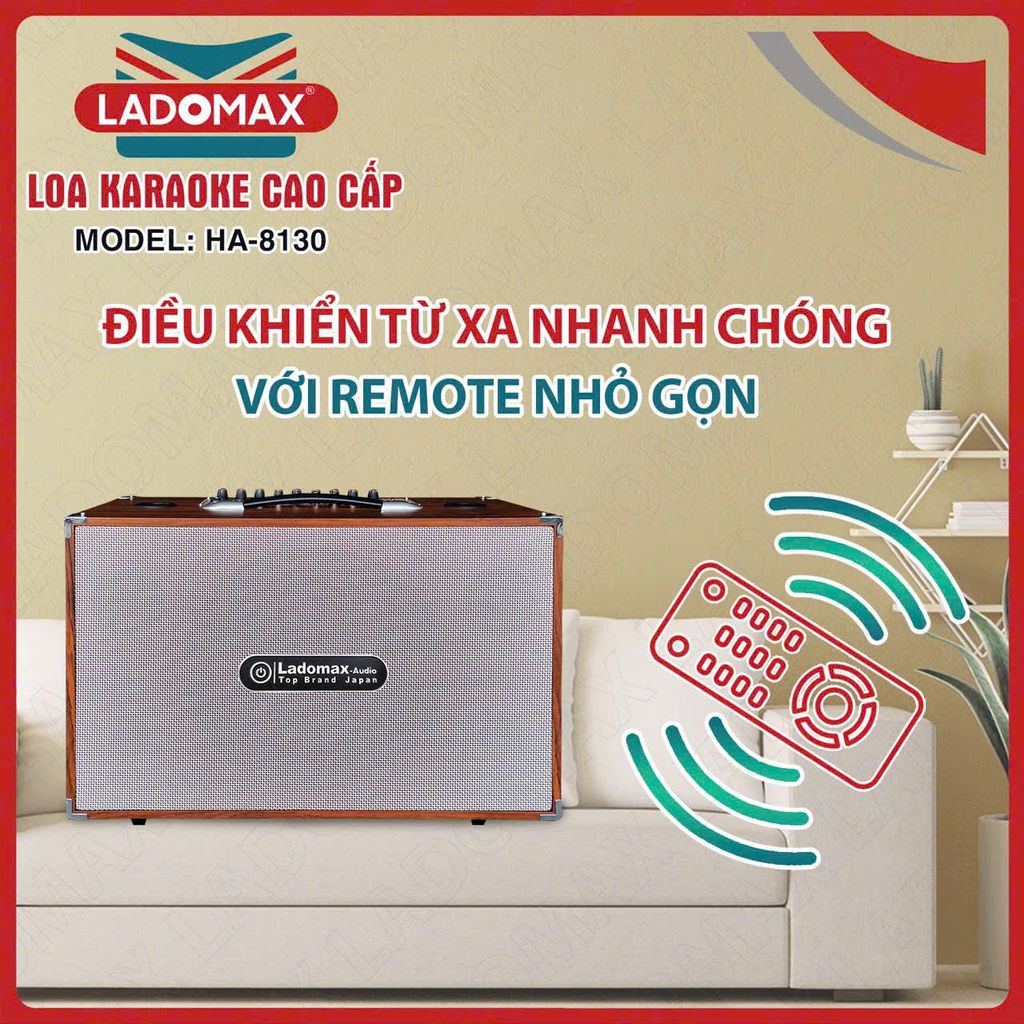 Loa Karaoke xách tay Cao Cấp HA-8130 Ladomax Vietnam