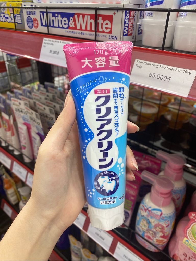 Kem đánh răng Kao Clear Clean extra cool 120g