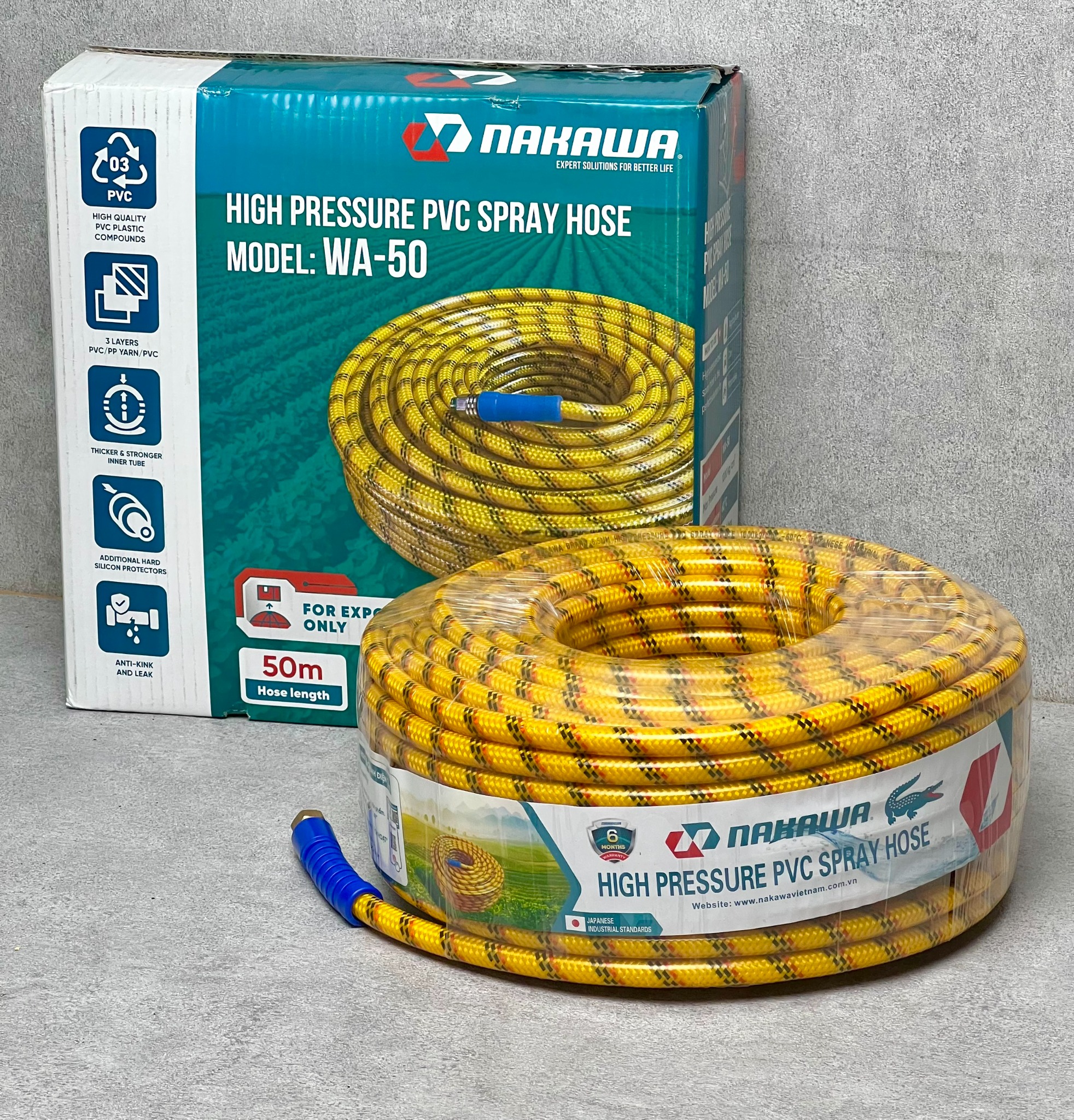 Dây áp lực dùng cho máy phun xách tay NAKAWA