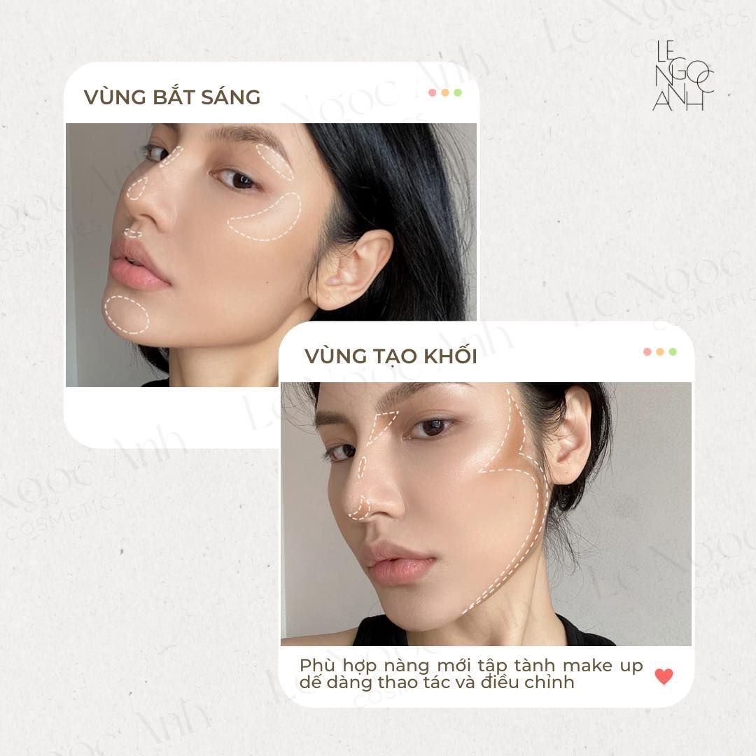 Nongchat Highlight & Contour Pro Palette – LE NGOC ANH COSMETIC