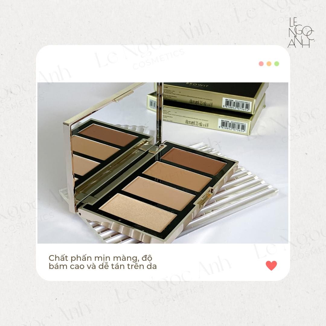 Nongchat Highlight & Contour Pro Palette – LE NGOC ANH COSMETIC