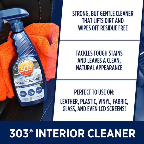 303 Automotive Interior Cleaner - Vệ sinh tất cả bề mặt nội thất, bao ...