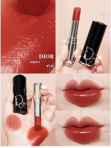 Son Môi Dior Addict Refillable Shine 740 - Đỏ Gạch – Sahara Perfume
