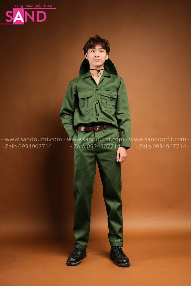 TPB0902 Trang Phục Bộ Đội Nam – Sand Outfit