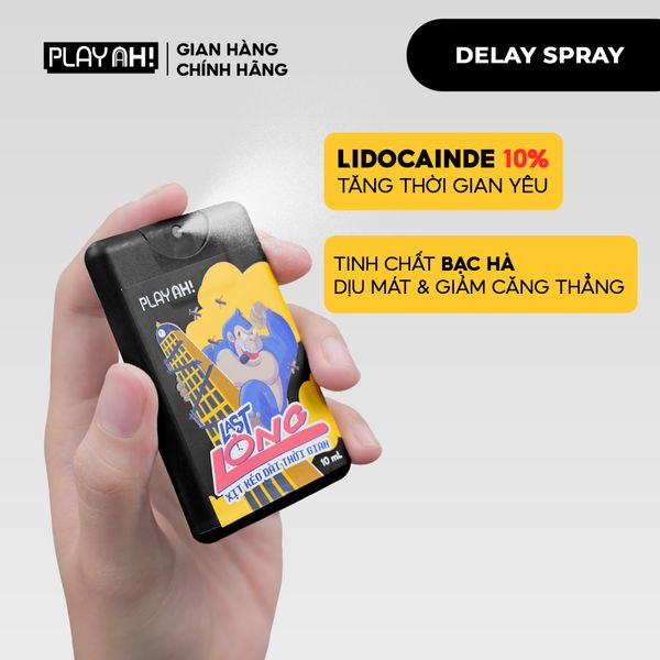 Xịt Kéo Dài Thời Gian Quan Hệ PlayAh! Last Long 10ml