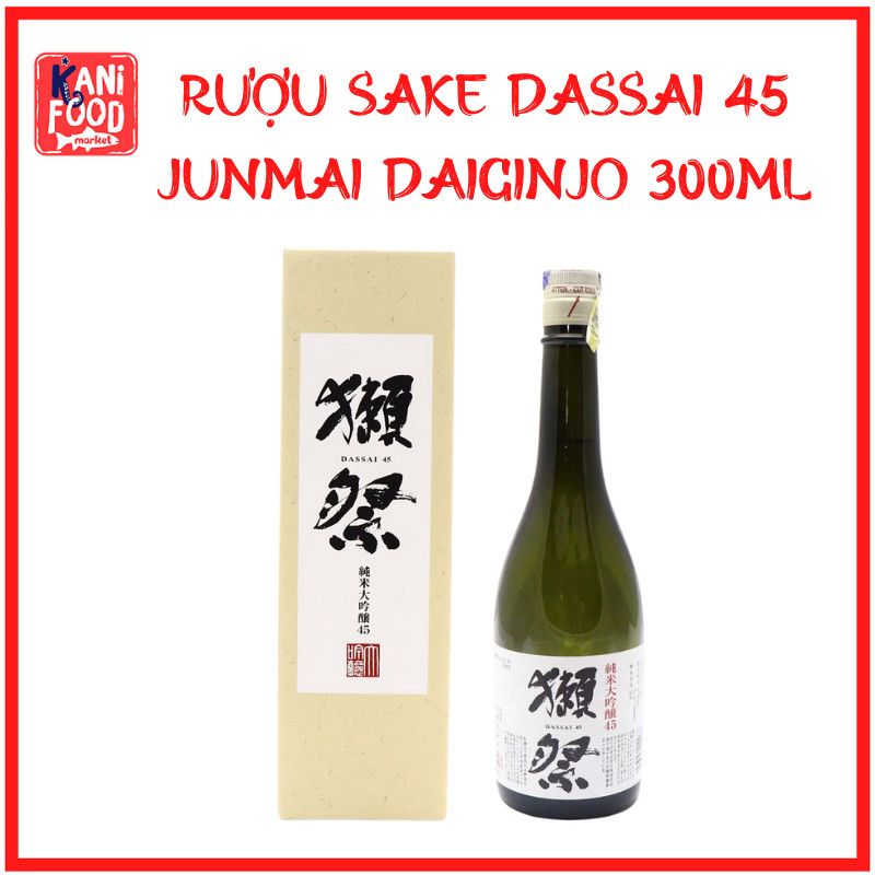 RƯỢU SAKE DASSAI 45 JUNMAI DAIGINJO 16-17% 300ML/ 720ML | Kani Food