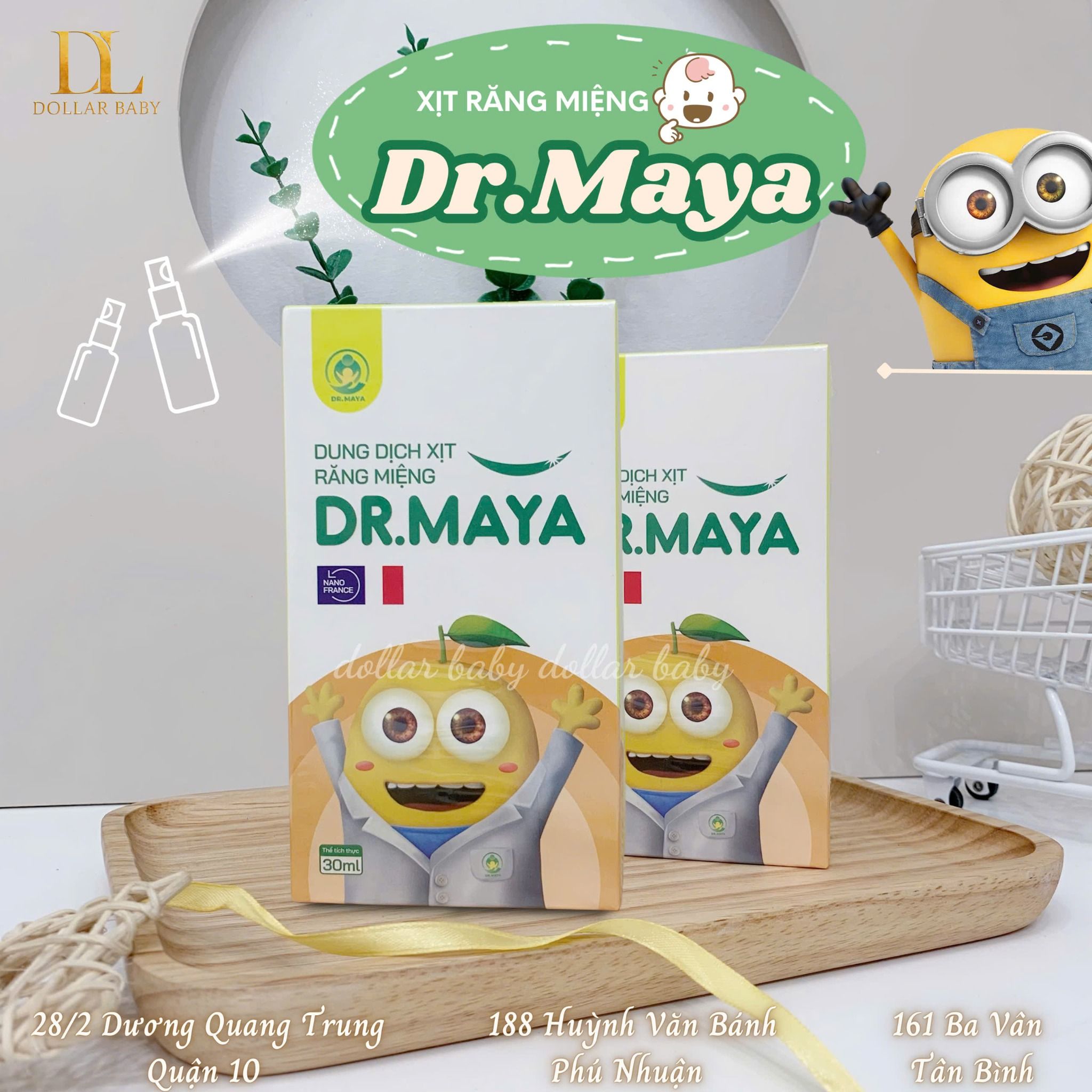 Dung Dịch Xịt Răng Miệng Dr.Maya – Dollar Baby