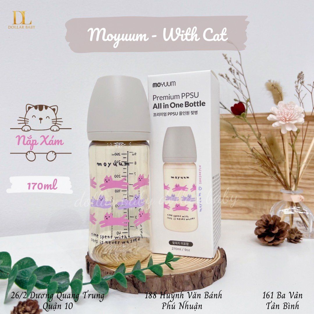 Bình Sữa MOYUUM - Mèo – Dollar Baby