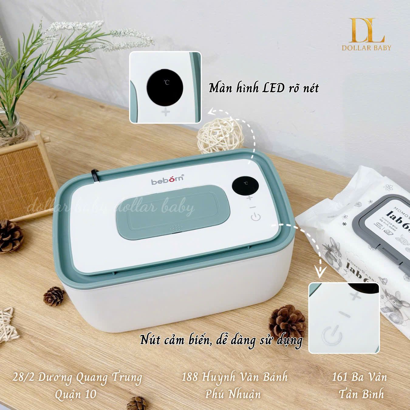 Máy ủ ấm khăn giấy ướt cho bé Caldo 2 - Beborn – Dollar Baby