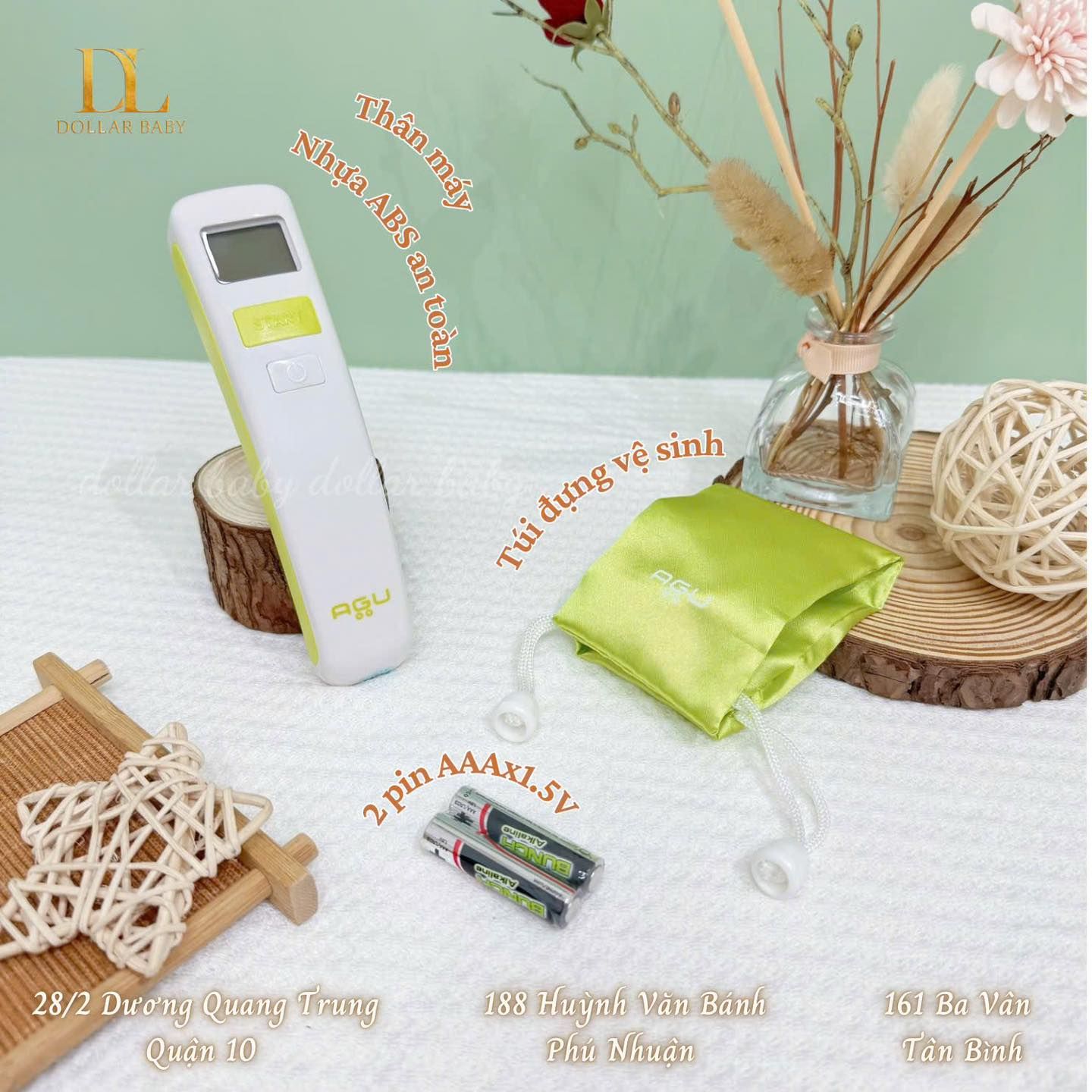 Nhiệt kế hồng ngoại NC8 AGU – Dollar Baby