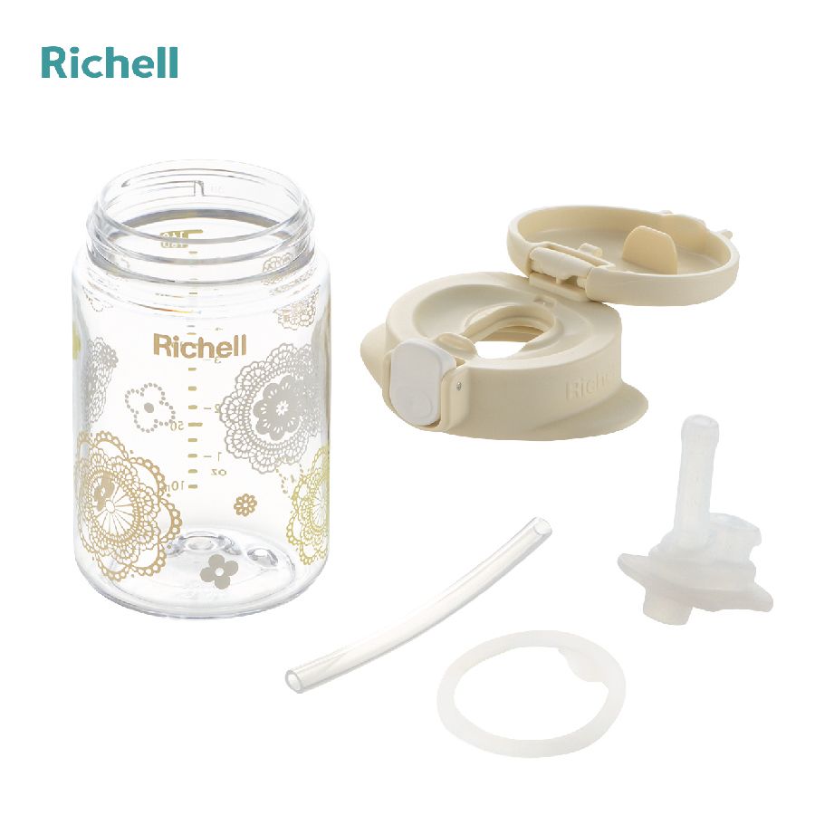 Bình ống hút AQ Richell 160ml – Dollar Baby