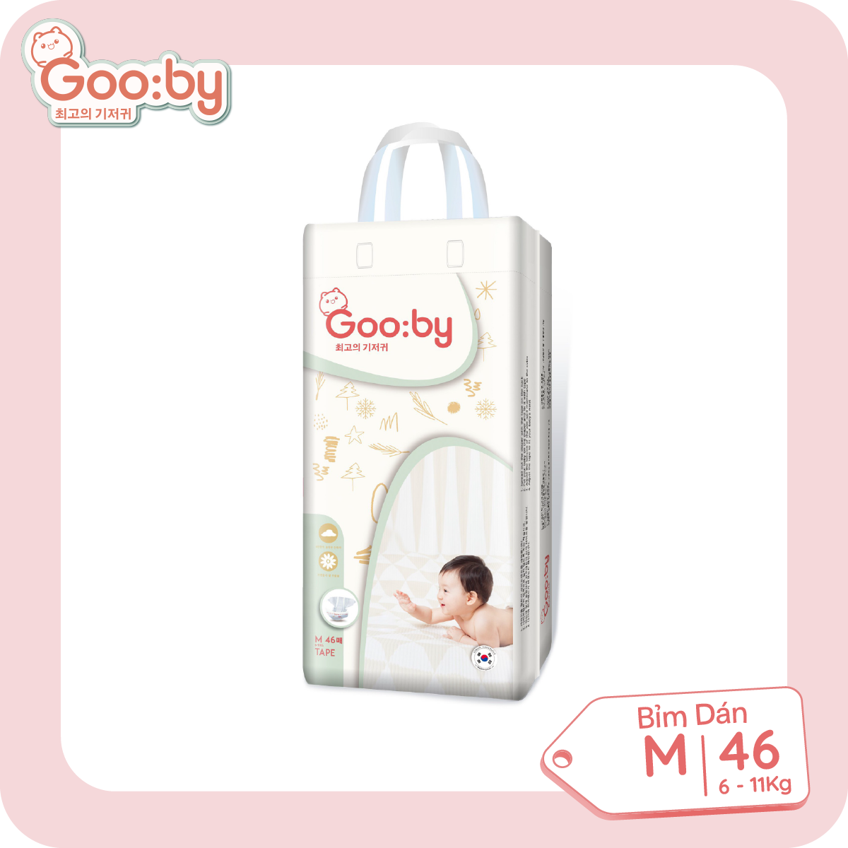 Bỉm Dán GOOBY – Dollar Baby