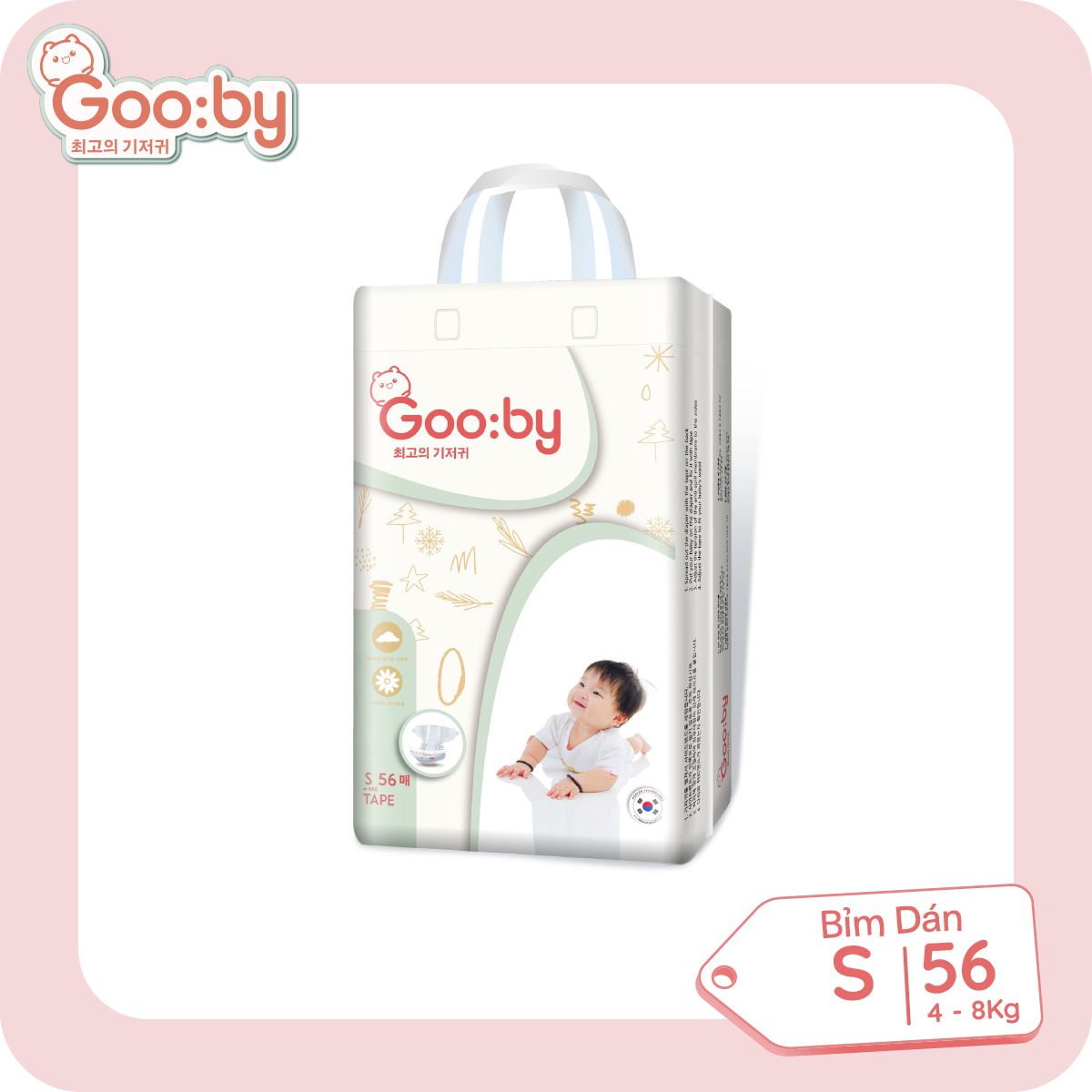 Bỉm Dán GOOBY – Dollar Baby
