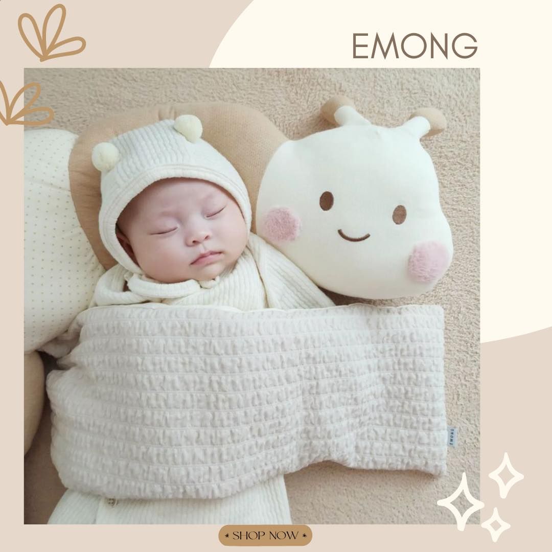 Gối ôm chữ C Emong Hàn Quốc – Dollar Baby
