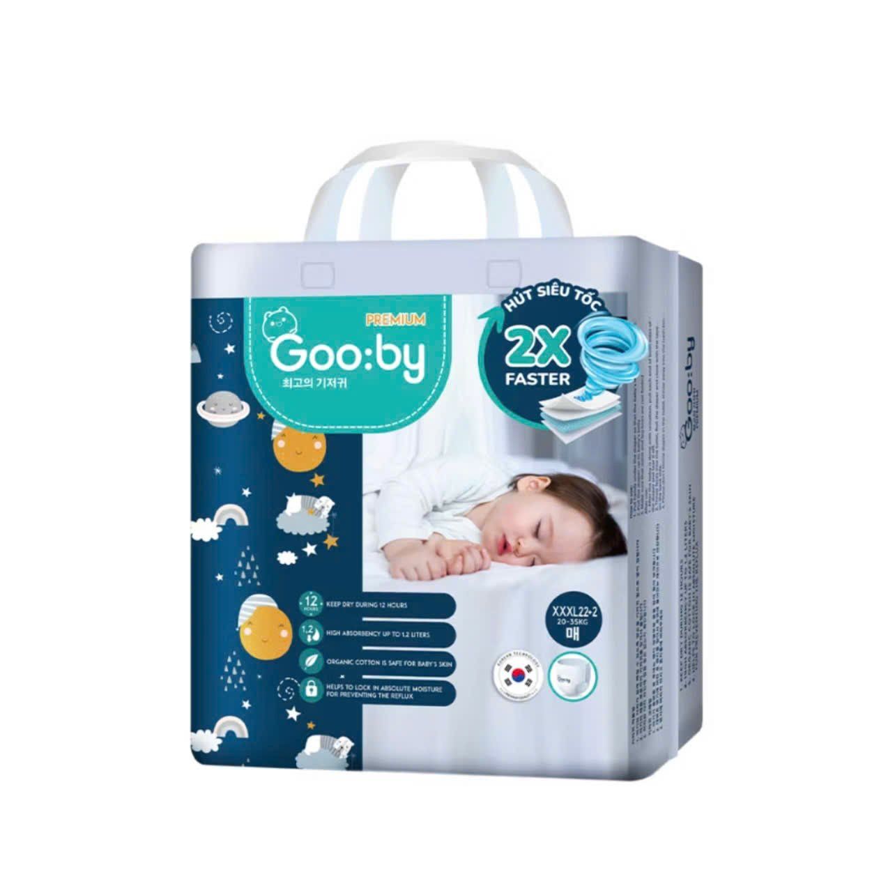 Bỉm Quần Đêm GOOBY Premium – Dollar Baby