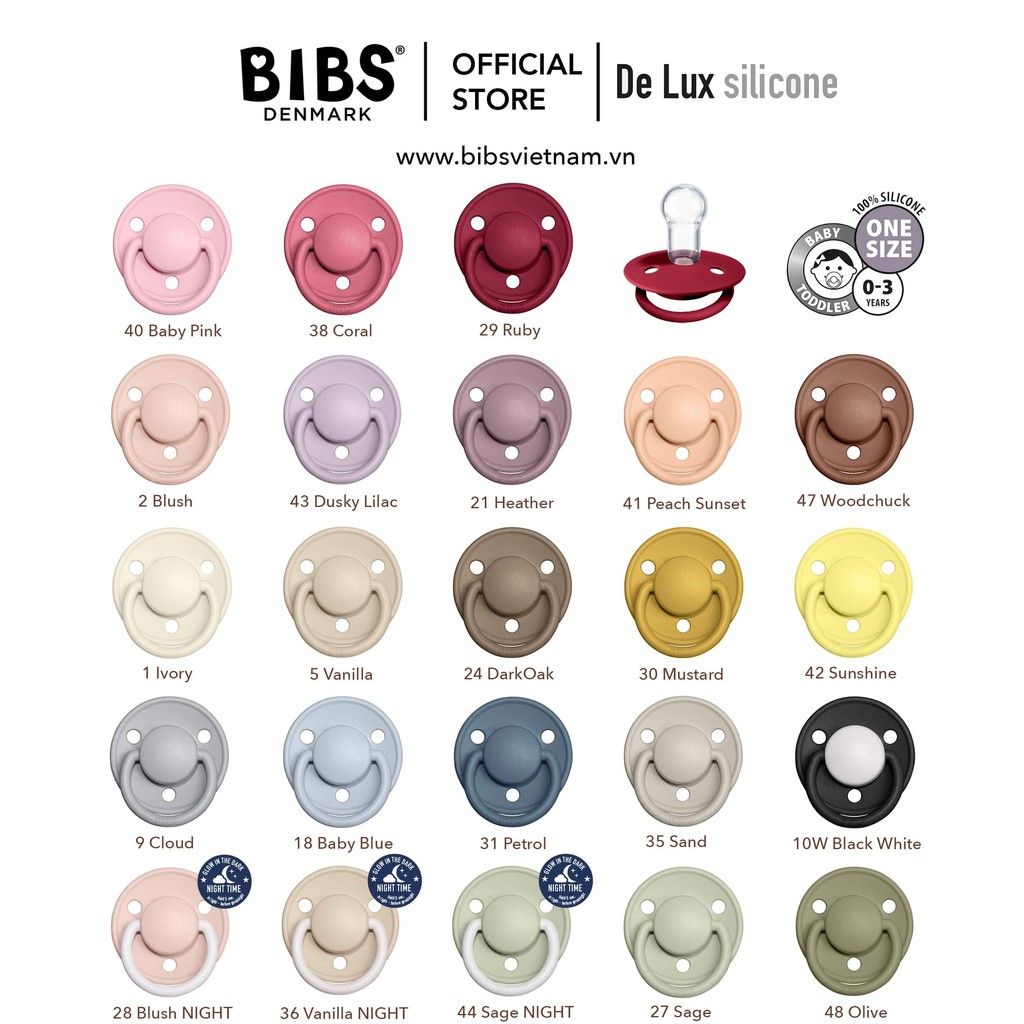 Ti ngậm Bibs De Lux – Dollar Baby