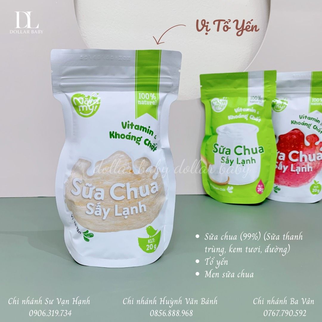 Sữa chua sấy lạnh Mămmy - 20 gr - từ 6 tháng – Dollar Baby