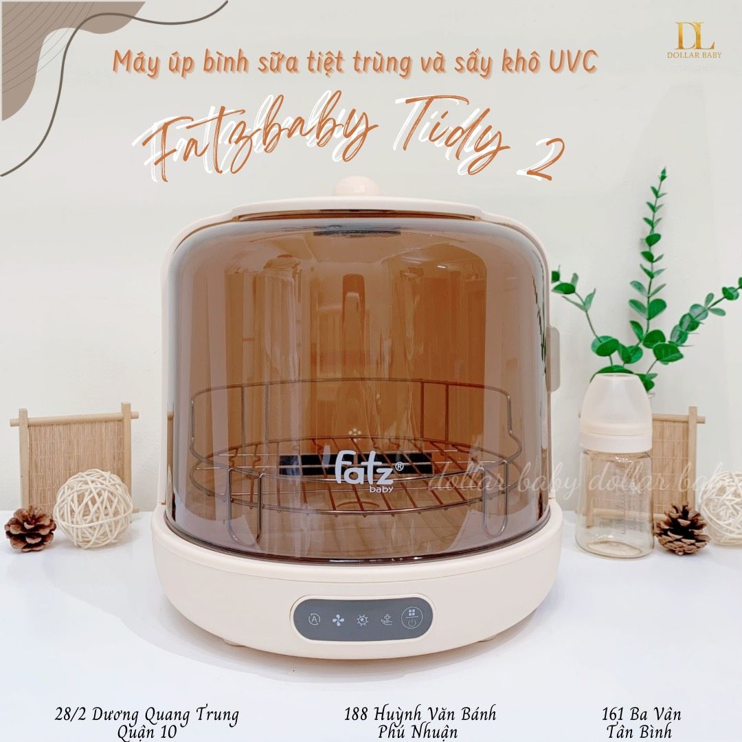 Máy Úp Bình, Tiệt Trùng UVC, Sấy Khô, Bảo Quản FatzBaby - Tidy 2 ...