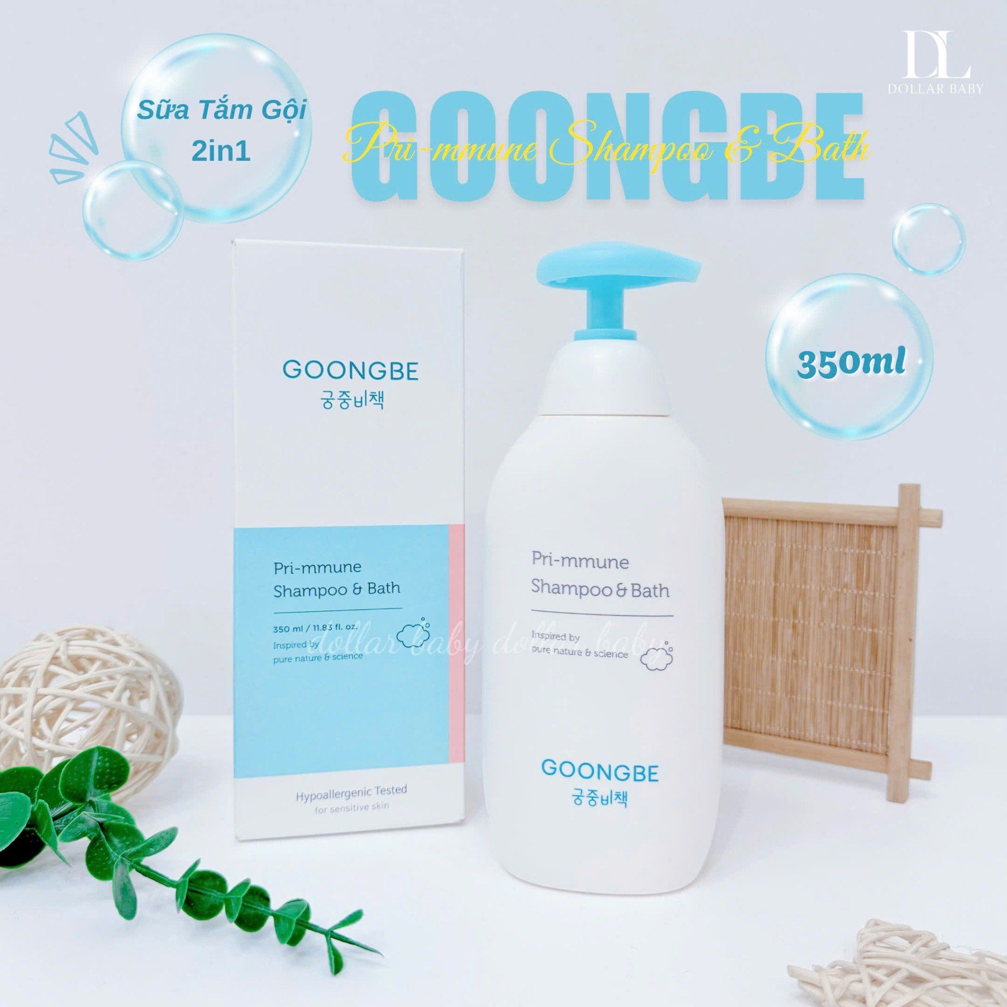 Sữa tắm gội Goongbe – Dollar Baby