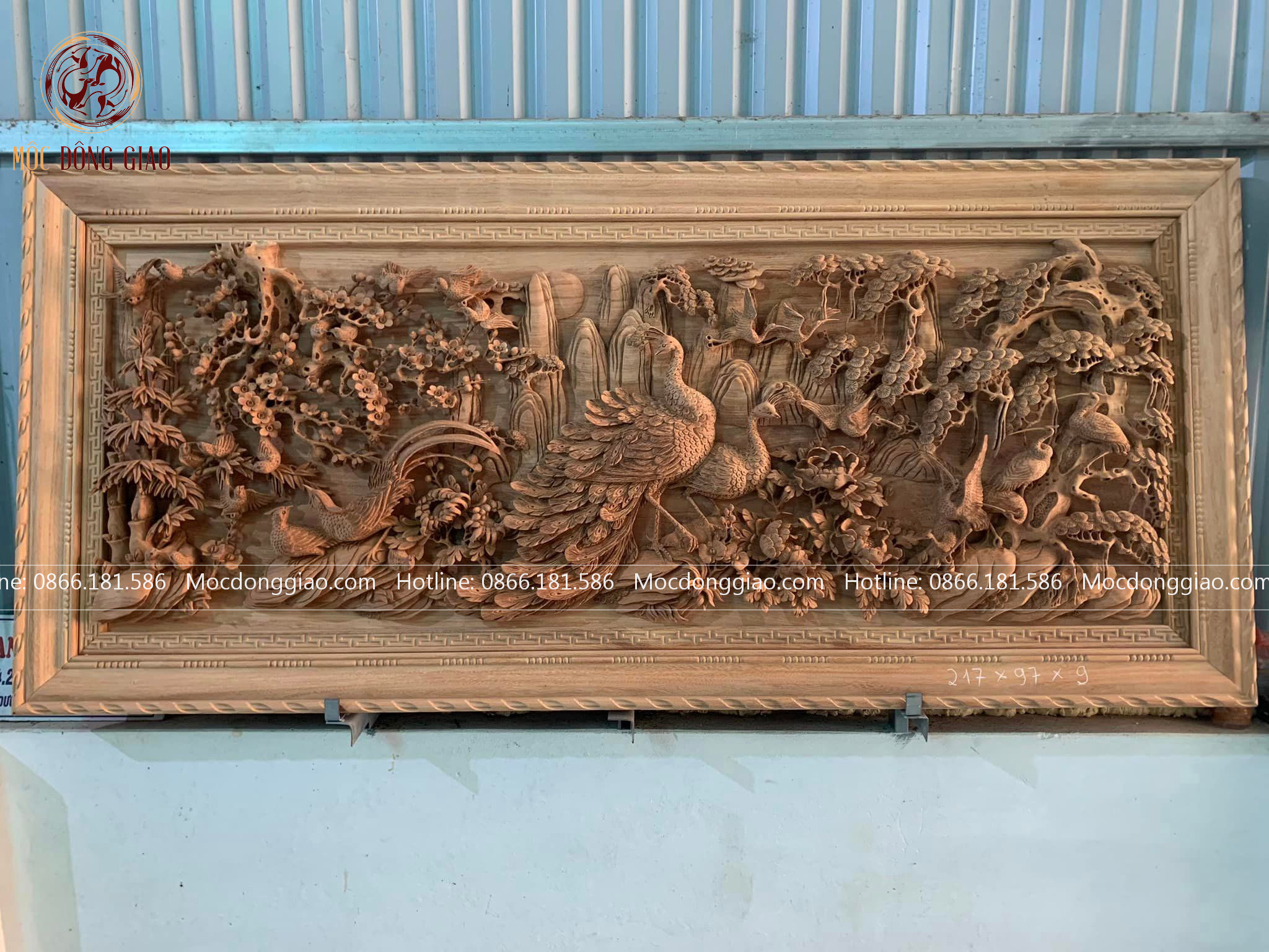 Tranh phu thê viên mãn gỗ Hương Đá 237x107x8 cm | Tranh phu thê viên m ...