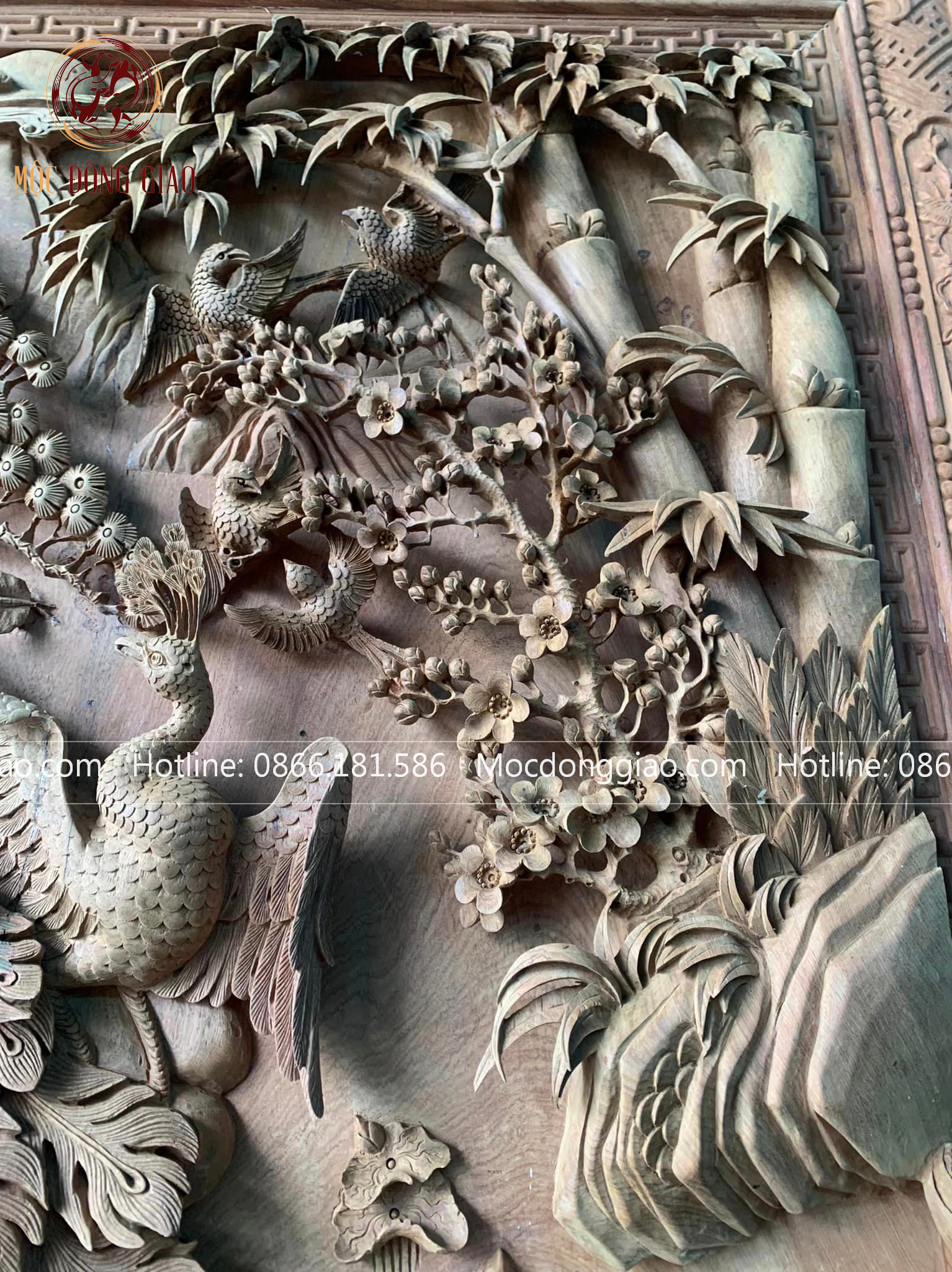 Tranh phu thê viên mãn gỗ Hương Đá 133x127x8 cm | Tranh phu thê viên m ...