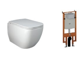 Bàn cầu treo tường RAK CERAMICS MP13AWHA