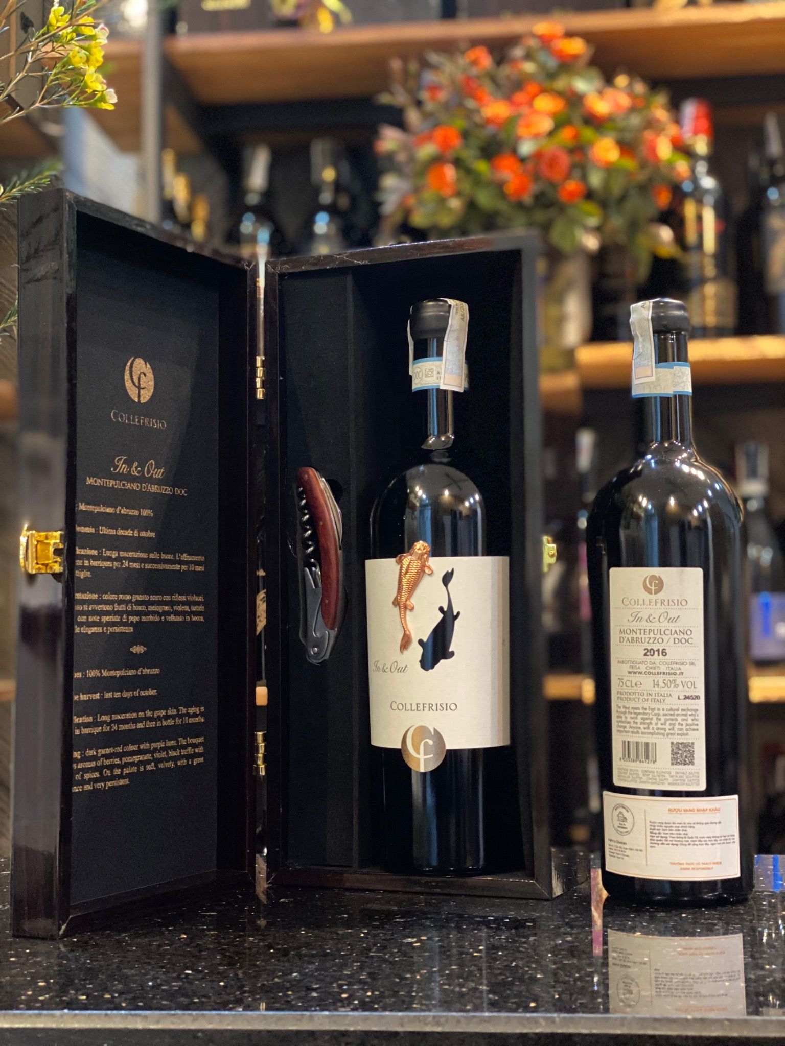 [Thượng hạng] Rượu vang đỏ Ý IN & OUT COLLEFRISIO – The Wine Boutique