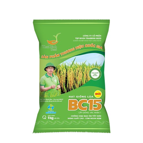 GIỐNG LÚA THUẦN BC15 – ThaiBinh Seed