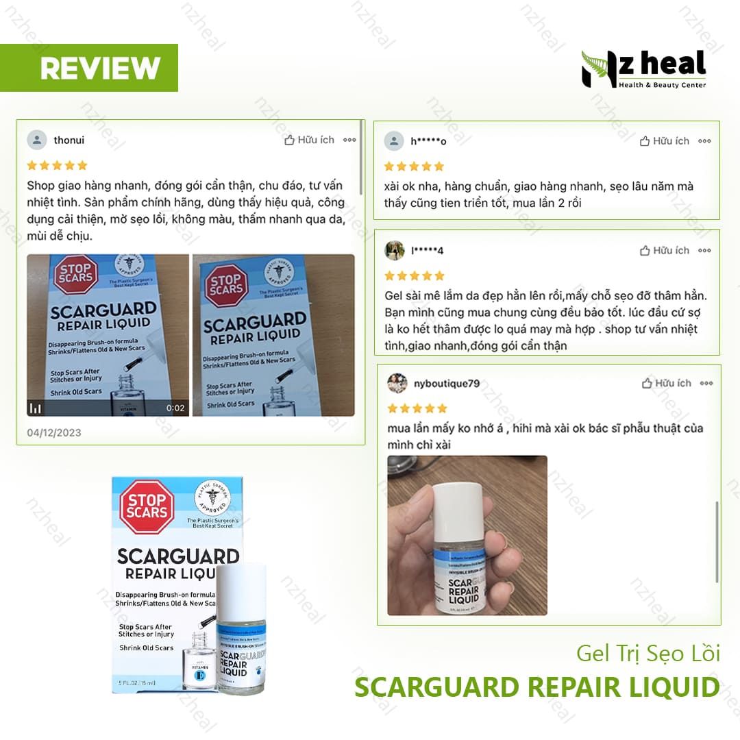 Gel Trị Sẹo Lồi Scarguard Repair Liquid 15ml (Scarguard MD) – NzHeal ...