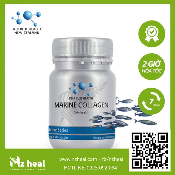 Viên uống collagen Deep Blue Health Marine Collagen 30 viên – NzHeal ...
