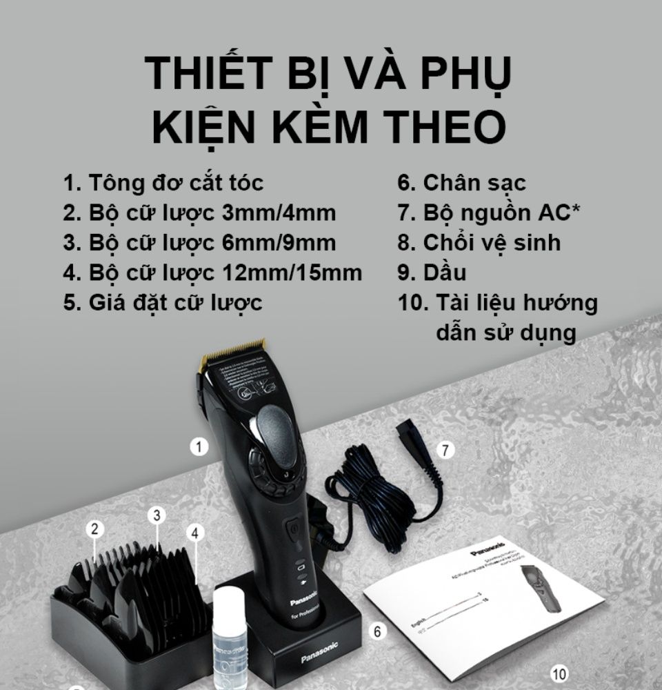 Tông đơ cắt tóc chuyên nghiệp Panasonic ER-GP80-K751 – CÔNG TY TNHH TM ...