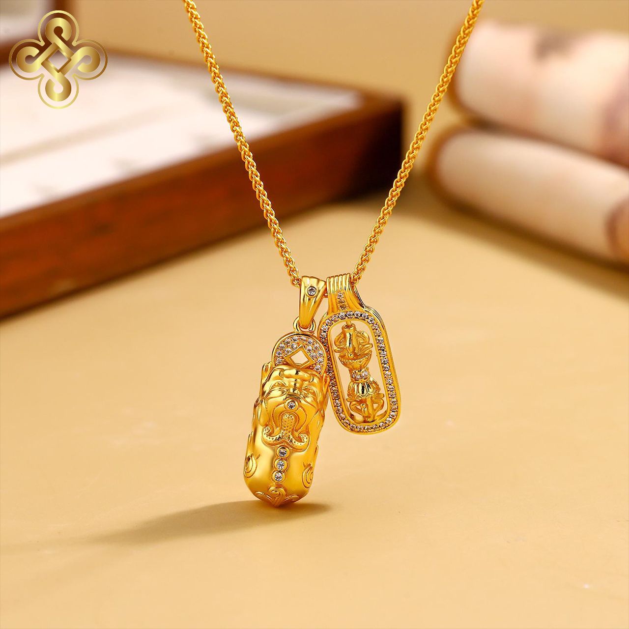 สร้อยคอเพชรซ้อนกัน – Mango Amulet