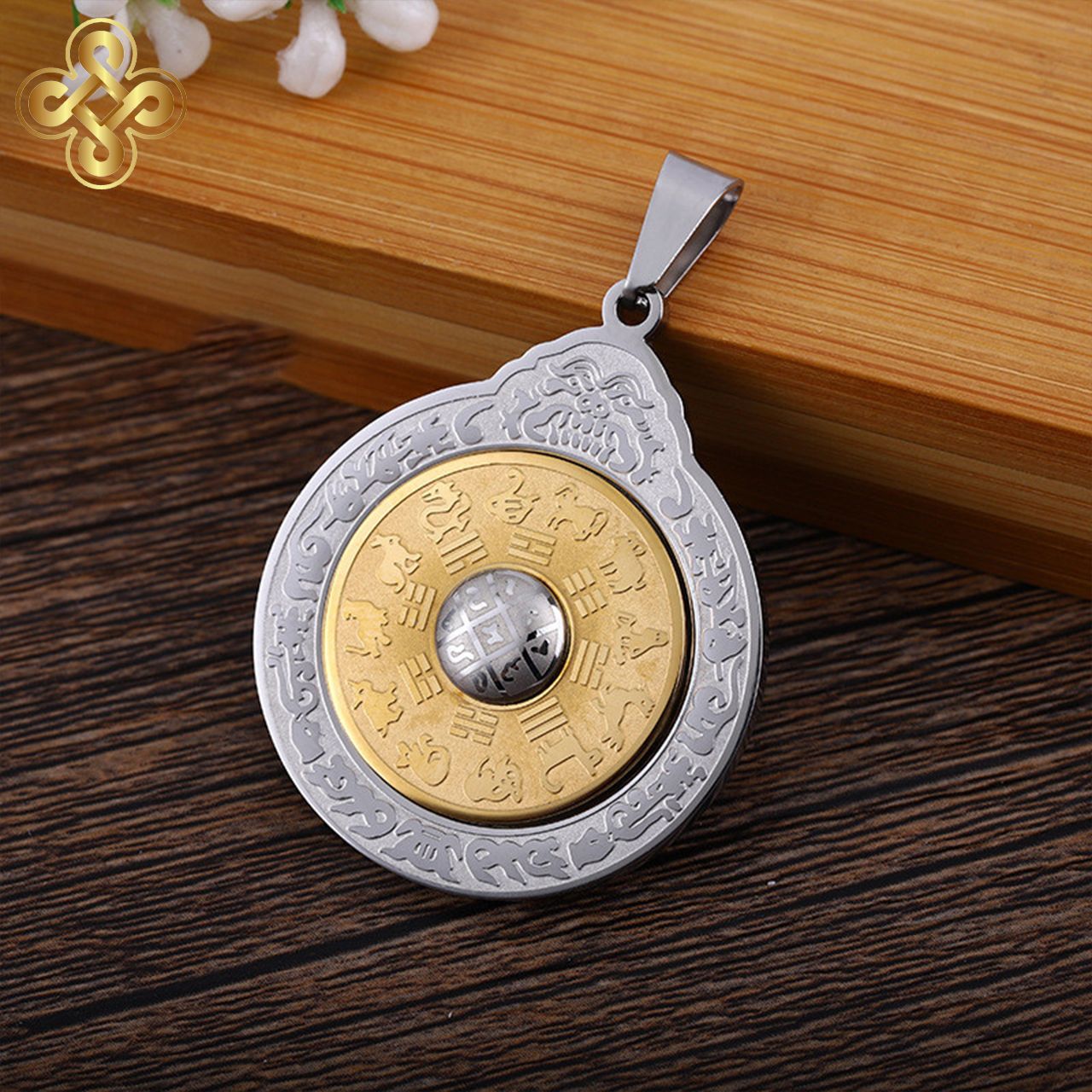 สร้อยคอหมุนได้ 12 ราศี – Mango Amulet