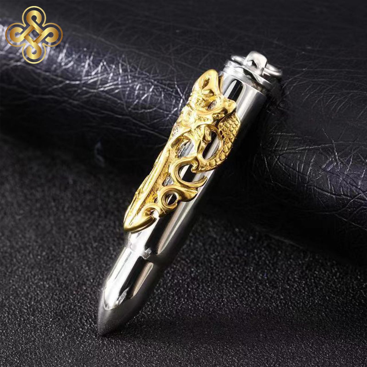 สร้อยคอรูปกระสุนคู่ – Mango Amulet