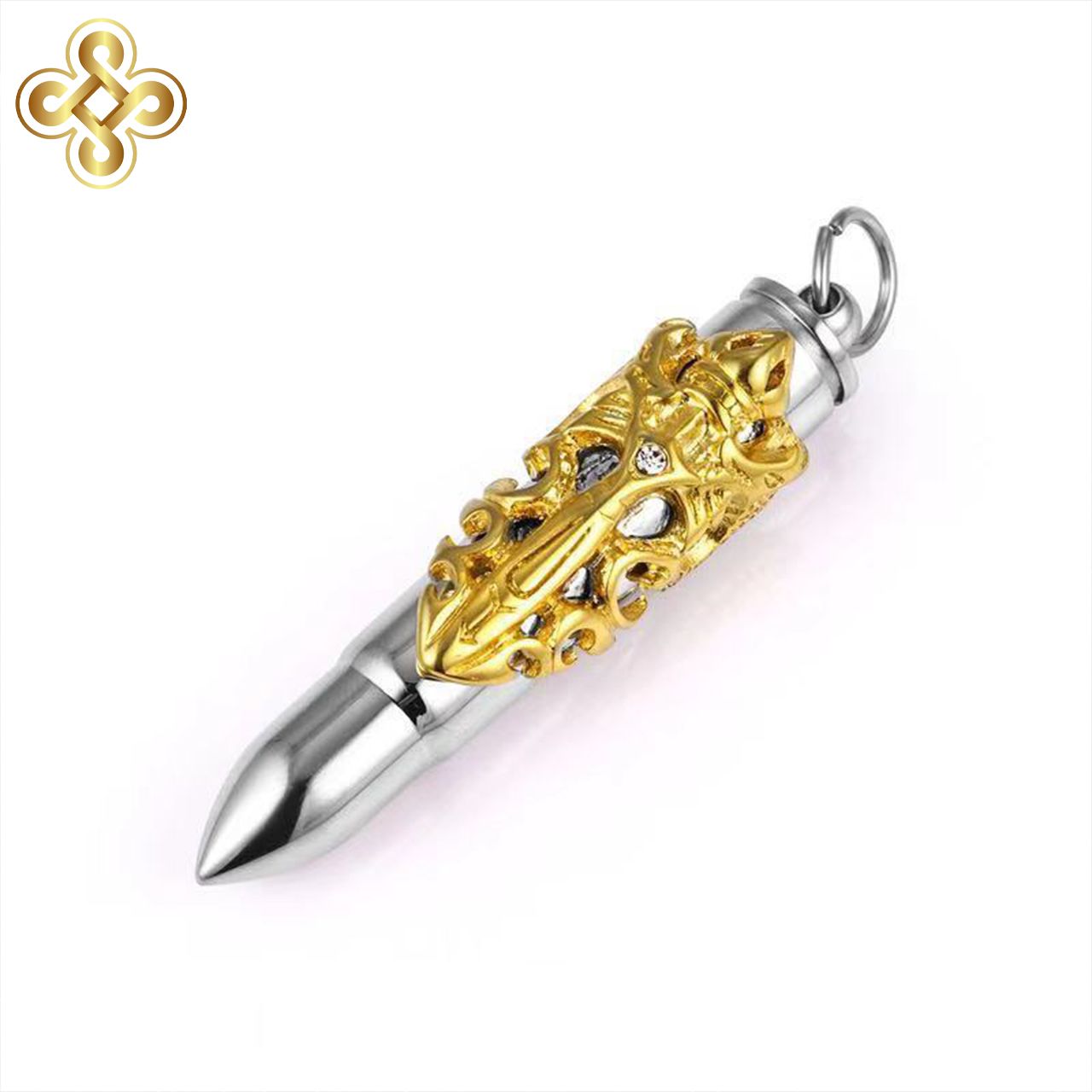 สร้อยคอรูปกระสุนคู่ – Mango Amulet