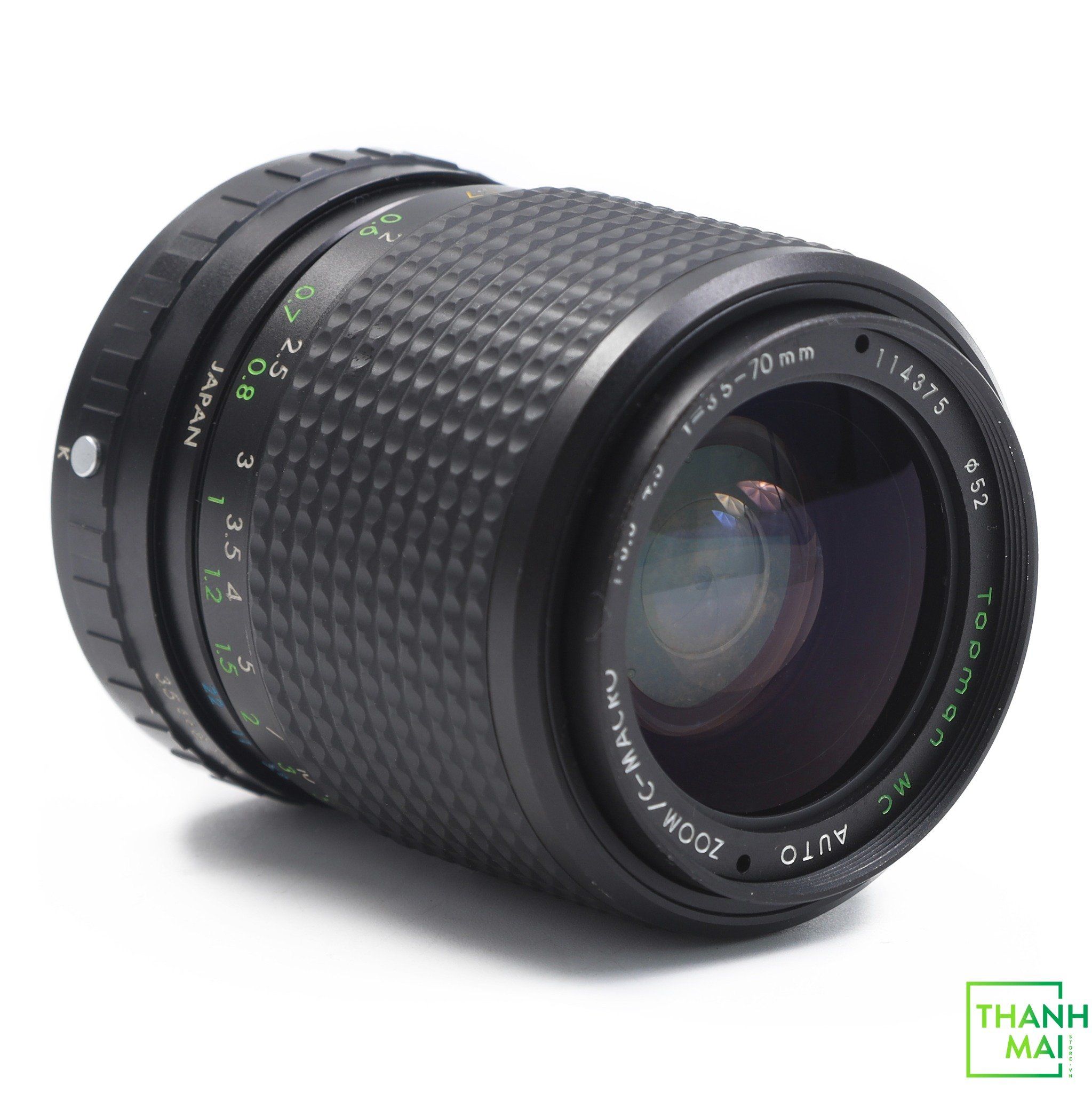 Ống Kính MF YASHICA FX-3 TOPMAN MC ZOOM/C-MACRO 35-70MM.F3.5-4.5 - Ngà - Thanh Mai Store