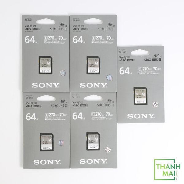 Thẻ Nhớ SDXC Sony 64GB 270MB/70MB/S (SF-E64/T2) - Thanh Mai Store