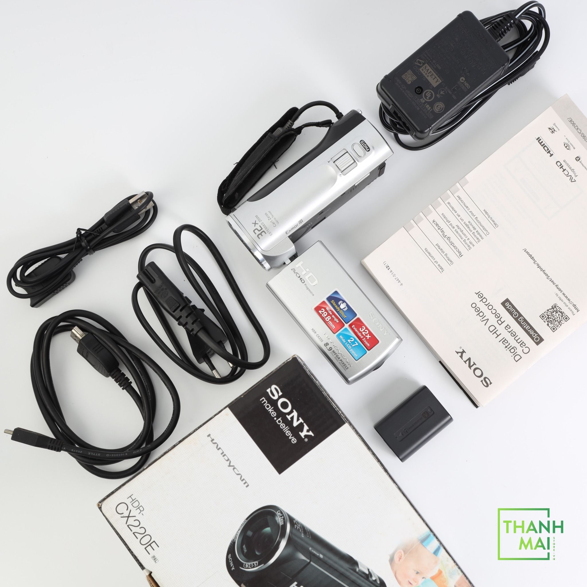 Máy quay phim cầm tay Sony Handycam HDR-CX220 - Thanh Mai Store