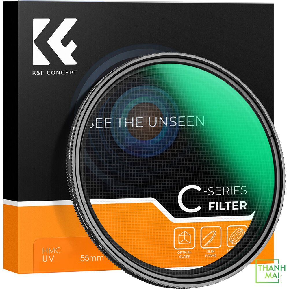 Filter K&F concept UV HMC 55mm NANO-C - Thanh Mai Store