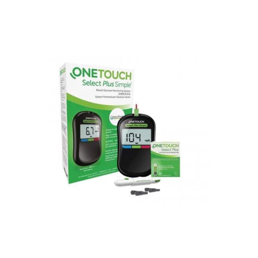 Máy đo đường huyết ONETOUCH Select Plus Simple,chính hãng - Y Tế Green ...