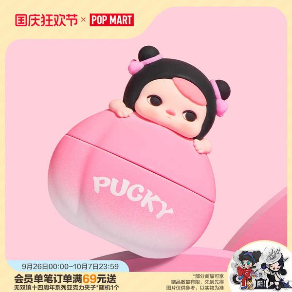 POPMART Bubble Mart Dòng nhà hàng thực phẩm PUCKY Elf Vỏ tai nghe Airp ...